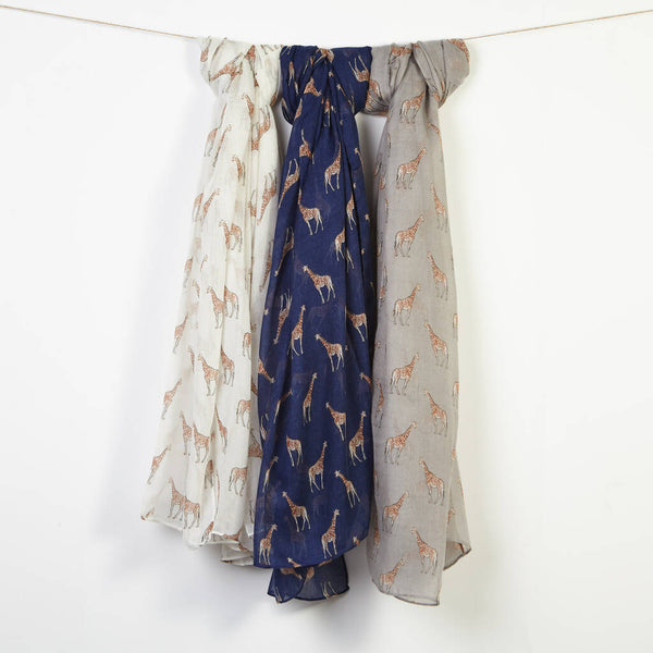 Giraffe Print Scarf – My Posh Shop